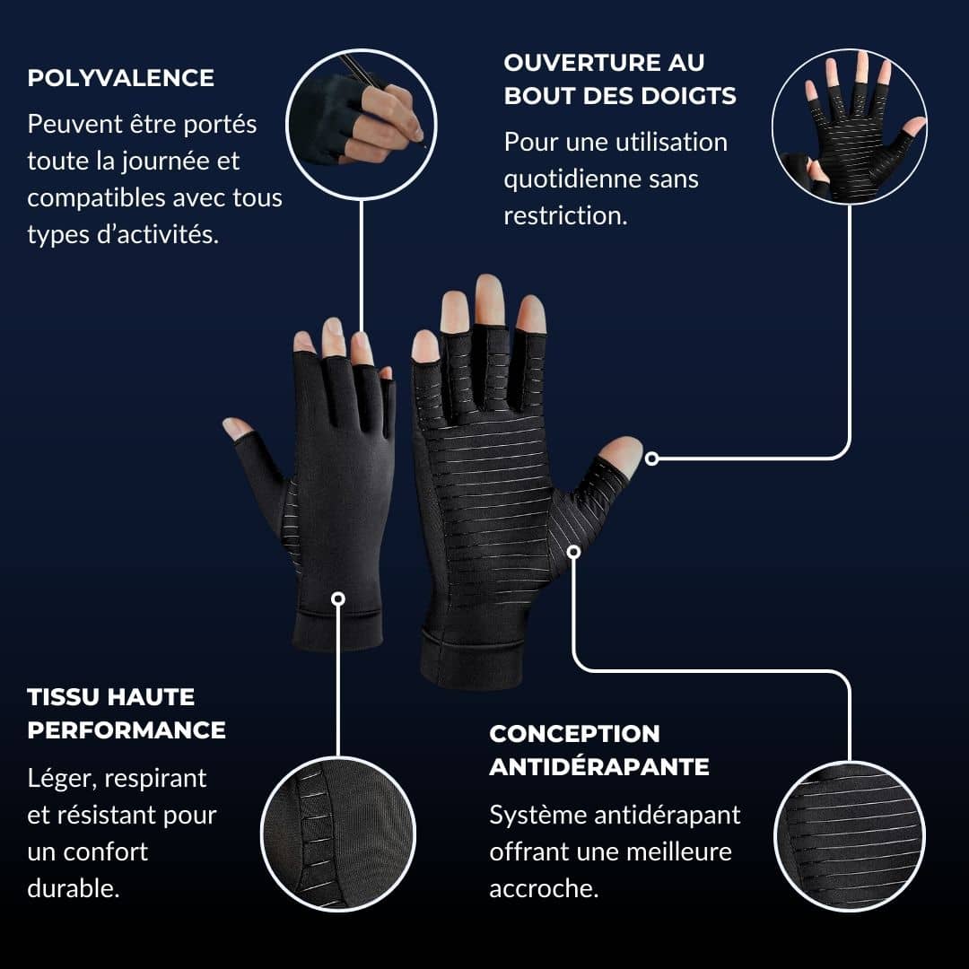 Gants de Compression | Arthrite & Arthrose | Relax Santé